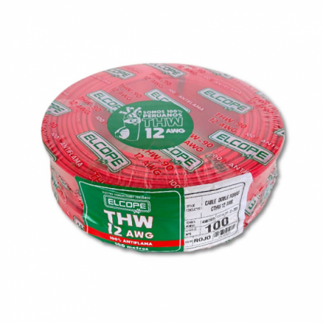 CABLE THW 12 ELCOPE PORTALINEA - CODISER SAC I Inplementos electricos y ...